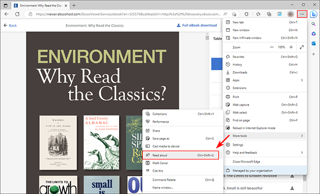 What Text To Speechread Aloud Options Are Available For Ebsco Ebooks
