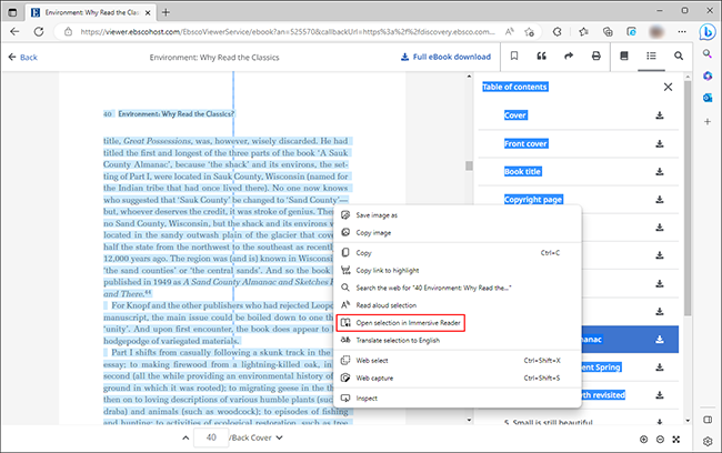 What Text To Speechread Aloud Options Are Available For Ebsco Ebooks